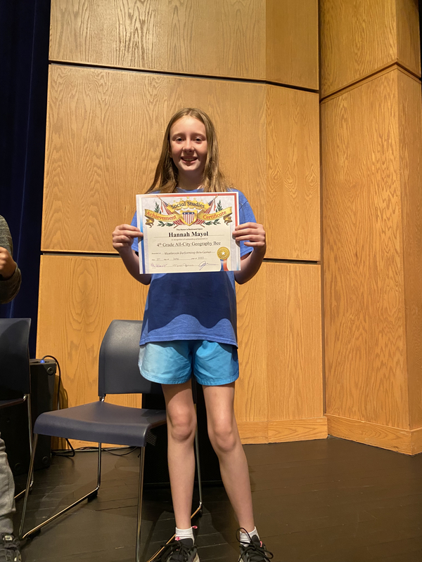Congin All City Bee Winners | Congin School