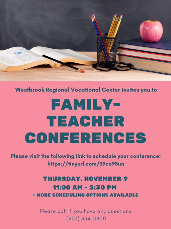 It's Time for Family-Teacher Conferences | Westbrook Regional ...